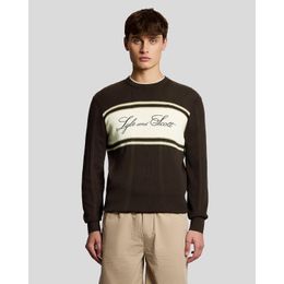 Lyle & Scott Superfeiner Baumwollstrickpullover
