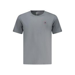 Converse Graues Baumwoll-Herren-T-Shirt