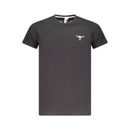 Accademia Militare Schwarzes Baumwoll-Herren-T-Shirt
