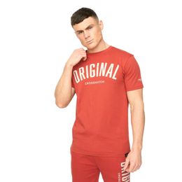 CrossHatch - "Kensby" T-Shirt f&uuml;r Herren (Rot)