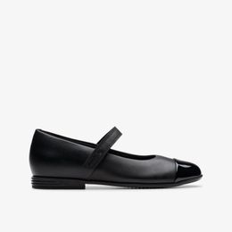 Clarks Finja Gem O. Black Leather Schuhe