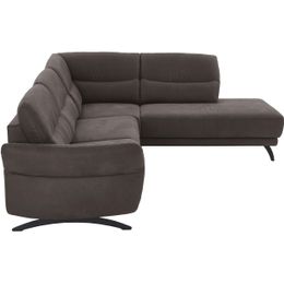 Ecksofa Home Affaire, B:269cm H:91cm T:221cmelephant, 100% Polyester, Wohnzimmer, Sofas, "Novalis, Herz-Waage-Funktion & klappbarer Armlehne",