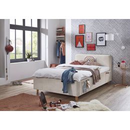 Meise M&ouml;bel Kinderbett MEISE.M&Ouml;BEL, B:132cm H:90cm L:215cm, beige, Betten, "COSY in de Breiten 90, 120 & 140 erh&auml;ltlich, wahlweise mit Bettkasten", wahlweise mit