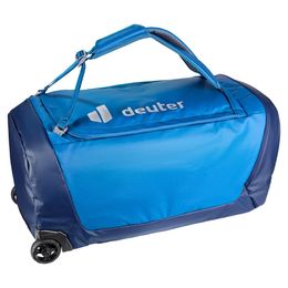 Deuter Reisetasche "Duffel Pro Roller 90", blau, Polyester, unifarben, Taschen, mit 90 Liter Volumen, rollbar, zusammenfaltbar, aus Polyester
