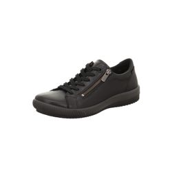 Legero Damen Sneaker, Gr. 44schwarz, Nappaleder, unifarben, Schuhe, Halbschuh, Schn&uuml;rschuh, Freizeitschuh mit GORE-TEX Membrane