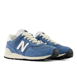 New Balance Damen Sneaker "574", Gr. 38heron blau, Leder, Textil, Schuhe, mit Gummilaufsohle
