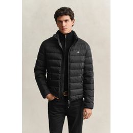 Gant Herren Steppjacke "LIGHT DOWN JACKET"schwarz, Gr. S, unifarben, Web, Obermaterial: 100% Polyester. Futter: 100% Polyester. Wattierung: 90%