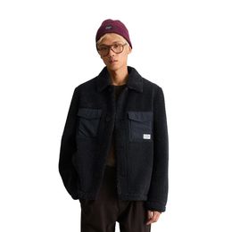 Marc O'Polo Herren Outdoorjacke "mit weichem Fleecefutter"schwarz navy, Gr. M, MARC O'POLO DENIM, unifarben, Obermaterial: 100% Polyester. F&uuml;llung: 100% Nicht