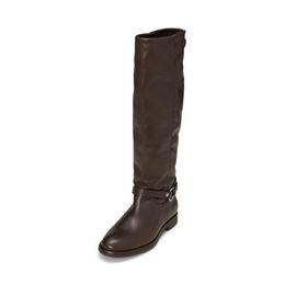 Marc O'Polo MARC O'POLO Damen Stiefel "aus weichem Rindleder", Gr. 38schwarz coffee, Obermaterial: 100% Leder, unifarben, Schuhe