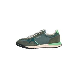 Pepe Jeans Herren Trainingsschuh "trainers MARVIN SOUND M", Gr. 44olivine gr&uuml;n, 50% Polyamid, 40% COW SUEDE, 10% Polyurethan, Schuhe