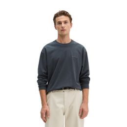 Marc O'Polo MARC O'POLO Herren Langarmshirt "aus schwerem Bio-Baumwoll-Jersey"peppercorn grau, Basic, Gr. XXL, unifarben, Obermaterial: 100% Baumwolle, Shirts
