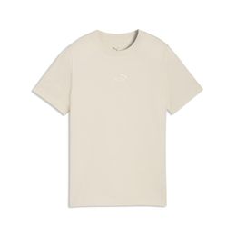 Puma Kinder T-Shirt "Essentials No. 1 Logo T-Shirt Jungen"alpine snow wei&szlig;, Gr. 116, bedruckt, Obermaterial: 100% Baumwolle. Rippe: 20% Polyester,