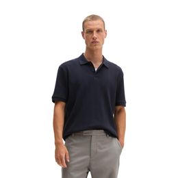 Marc O'Polo MARC O'POLO Herren Poloshirt "aus reiner Bio-Baumwolle"schwarz navy, Gr. M, unifarben, Obermaterial: 97% Baumwolle, 3% Elasthan, Shirts