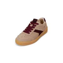 Marc O'Polo MARC O'POLO Damen Sneaker "aus softem Veloursleder", Gr. 40earthy taupe, Obermaterial: 100% Leder, unifarben, Schuhe