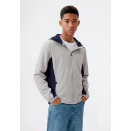 Champion Jungen Steppjacke "SPORTWEAR JACKET Slim Fit", grau, Gr. L, Obermaterial: 88% Polyamid, 12% Elasthan, Jacken, mit markanter Steppoptik,
