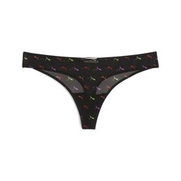 Puma Damen String "Puma Strings (2er-Pack) Damen", Gr. S, bunt, 90% Polyamid, 10% Elasthan, Unterhosen