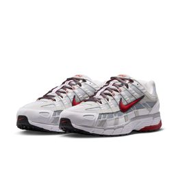 Nike Sportswear Herren Sneaker "Nike P-6000", Gr. 44,5wei&szlig;, dune rot, pure platinum, wolf grau, Textil, Schuhe