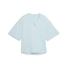 Puma Damen Trainingsshirt "CLOUDSPUN Relaxed T-Shirt Damen"fresh water blau, Gr. XL, Obermaterial: 94% Polyester, 6% Elasthan, Shirts