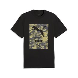 Puma Herren T-Shirt "Puma Sport Camo Graphic T-Shirt Herren"schwarz, Gr. XL, Obermaterial: 100% Baumwolle. Rippe: 30% Polyester, 70% Baumwolle, Shirts