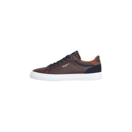Pepe Jeans Herren Trainingsschuh "trainers KENTON COURT M", Gr. 46braun, 75% Polyurethan, 15% COW SUEDE, 10% Polyester, Schuhe