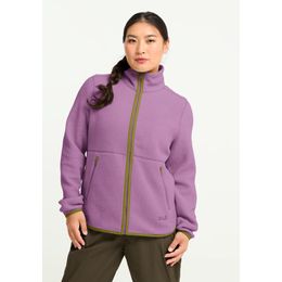 Jack Wolfskin Damen Fleecejacke "LITE CURL FZ W"vividorchid, Gr. S, Obermaterial: 100% POLYESTER. Futter: 100% POLYESTER, Jacken, Hochflorige