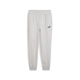 Puma Damen Sporthose "Essentials Small No. 1 Logo Jogginghose Damen"light gray heather, Gr. XXS, unifarben, Obermaterial: 34% Polyester, 66%