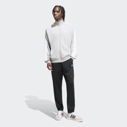 Herren Trainingsanzug "3-STREIFEN FRENCH TERRY", grau, Gr. XXXL, adidas Sportswear, Obermaterial: 100% Polyester, Sportanz&uuml;ge