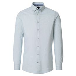 Venti Herren Businesshemd "Venti Businesshemd Langarm Print"hellblau, Gr. 41, bedruckt, 97% Baumwolle, 3% Elasthan, Hemden