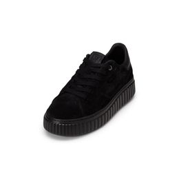 Marc O'Polo MARC O'POLO Damen Sneaker "aus Veloursleder", Gr. 40schwarz, Obermaterial: 100% Leder, unifarben, Schuhe