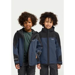 Jack Wolfskin Jungen Outdoorjacke "TRAILVENTURE 2L JKT K"midnightsky, Gr. 140, Obermaterial: 100% POLYESTER. Futter: 100% POLYESTER, Jacken,