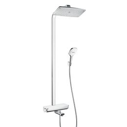 Hansgrohe Raindance Select E Aufputz-Duschsystem mit Wanneneinlauf, Thermostat, 27113400,