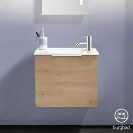 Burgbad Eqio Schrank mit Glas-Waschtisch, SFPH052F5662A0070G0146,