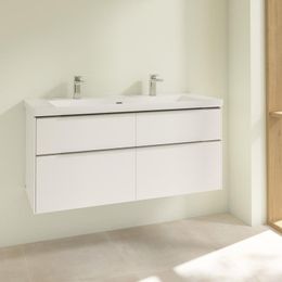 Villeroy & Boch Villeroy & Boch Subway 3.0 Schrank mit Doppelwaschtisch, 4 Ausz&uuml;ge, 4A70D4RW+C60200VF,