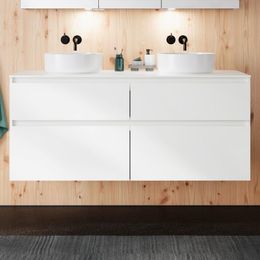 Burgbad Lin20 Schrank mit Konsolenplatte ohne Ausschnitt, 4 Ausz&uuml;ge, SGRC140F5351#OHNEAUSSCHNITT,