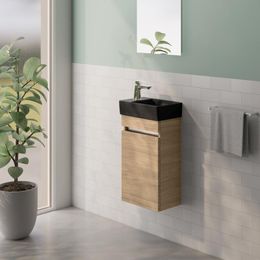 Villeroy & Boch Villeroy & Boch Avento Handwaschbecken, evineo ineo5 evo Unterschrank B: 33 cm, mit 1 T&uuml;r, mit Griffmulde,, 43003RR7+BE0721OA,