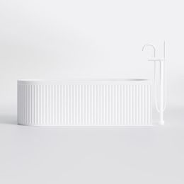 Steinberg 740 Eck-Badewanne, mit Sch&uuml;rze, 740 8200 W,