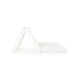 Moni Babybett Faltmatratze, Klappmatratze Snooze 120 x 60 x 6 cm, Bezug waschbar wei&szlig; 2
