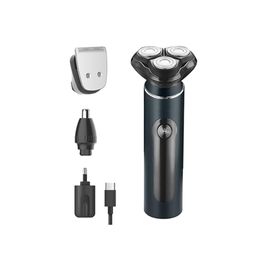 Adler AD 2904 Herrenrasierer 3-in-1 mit Bart-, Haar- und Nasentrimmer inkl. Reiseetui, IPX7