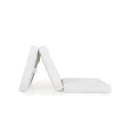 Moni Babybett Faltmatratze, Klappmatratze Snooze 120 x 60 x 6 cm, Bezug waschbar wei&szlig;