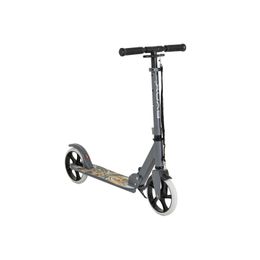 Byox Kinderroller Flurry klappbar, Seitenst&auml;nder, h&ouml;henverstellbar, PU-R&auml;der grau