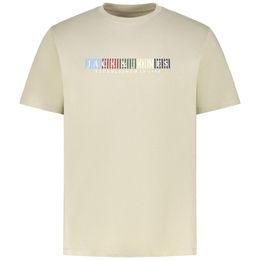 Jack & Jones Herren Gro&szlig;e Gr&ouml;&szlig;en | Jack&Jones T-Shirt mit Label-Print Farbe oliv Gr&ouml;&szlig;e: 7XL
