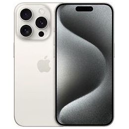 Apple iPhone 15 Pro 128GB titan wei&szlig;