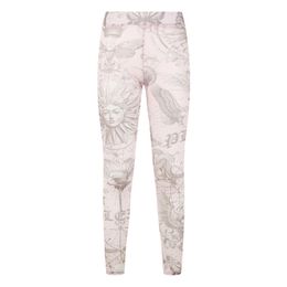 Philipp Plein Tulle Leggings Butterfly Tattoo