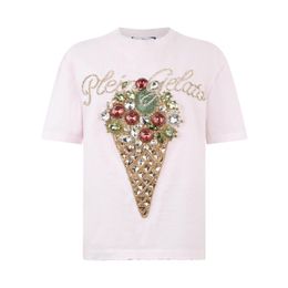 Philipp Plein Washed Man Fit T-Shirt Gelato