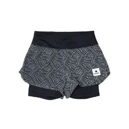 Saysky Reflective Pace 2 in 1 Shorts 3" Bekleidung Damen schwarz