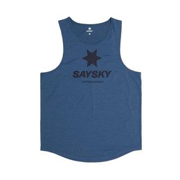 Saysky Logo Combat Pro Singlet Bekleidung Herren blau