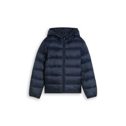 Tom Tailor Jungen Lightweight Steppjacke aus wasserabweisendem Material, blau, Uni, Gr. 152