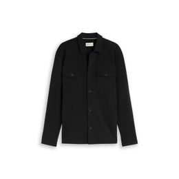Tom Tailor Herren Sweat&ndash;Overshirt mit Taschen, bunt, Uni, Gr. XXL