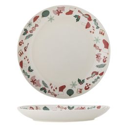 Bloomingville Yule gro&szlig;er Teller, Servierplatte &Oslash; 28xH4 cm skandinavische Deko Online Shop