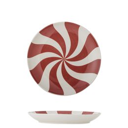 Bloomingville Yule Weihnachten Teller rot &Oslash; 23xH4 cm